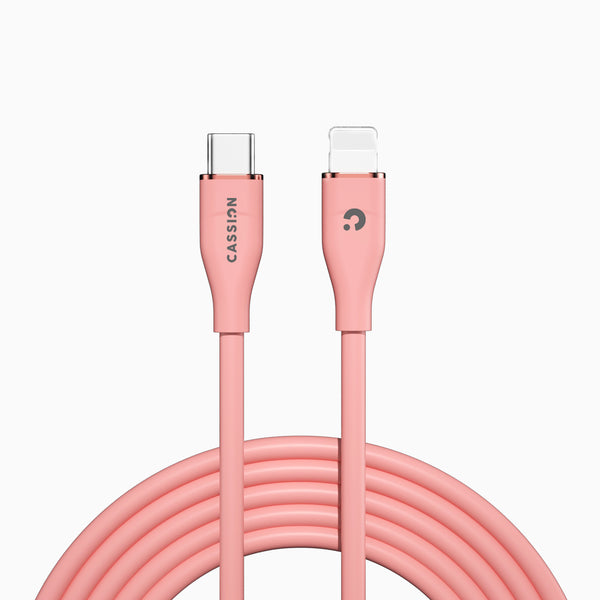 Durable Soft Silicone Fast Charging Cable C to C 60W C to Lightning 27 ...